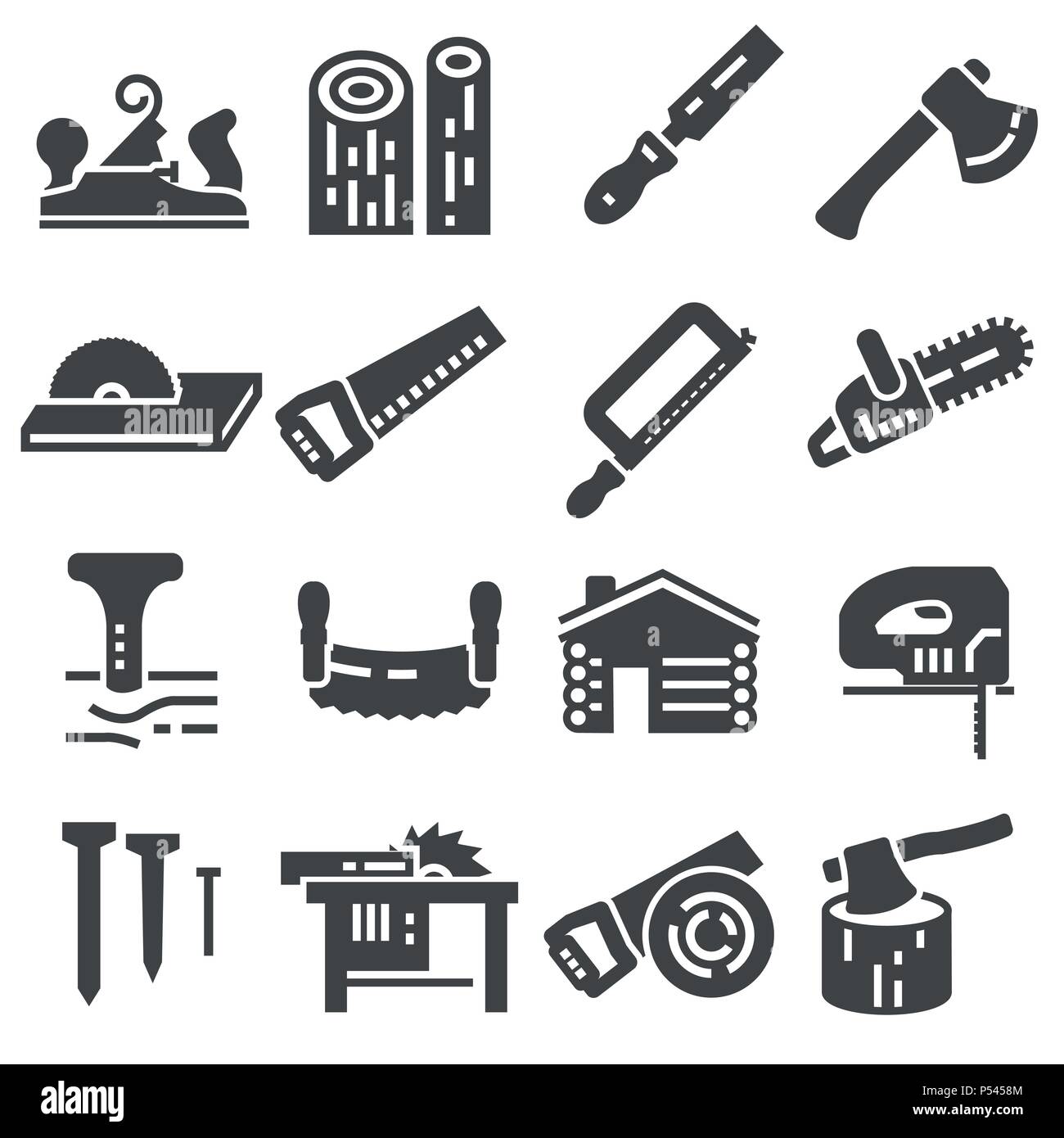 Carpentry wood Stock Vector Images - Alamy