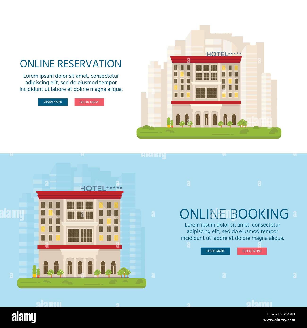 Luxury hotel reception Stock Vector Images - Alamy