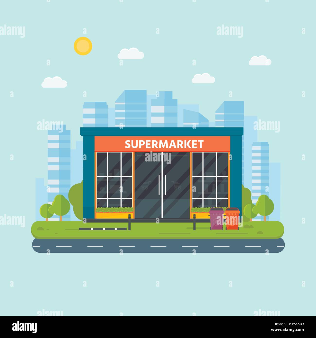 Supermarket Building Design