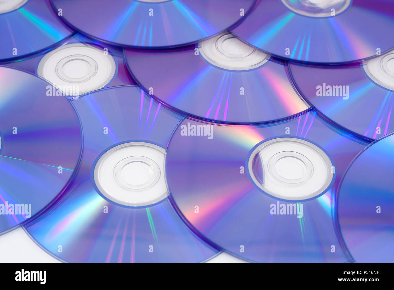 compact disc scattered on the floor Stock Photo - Alamy