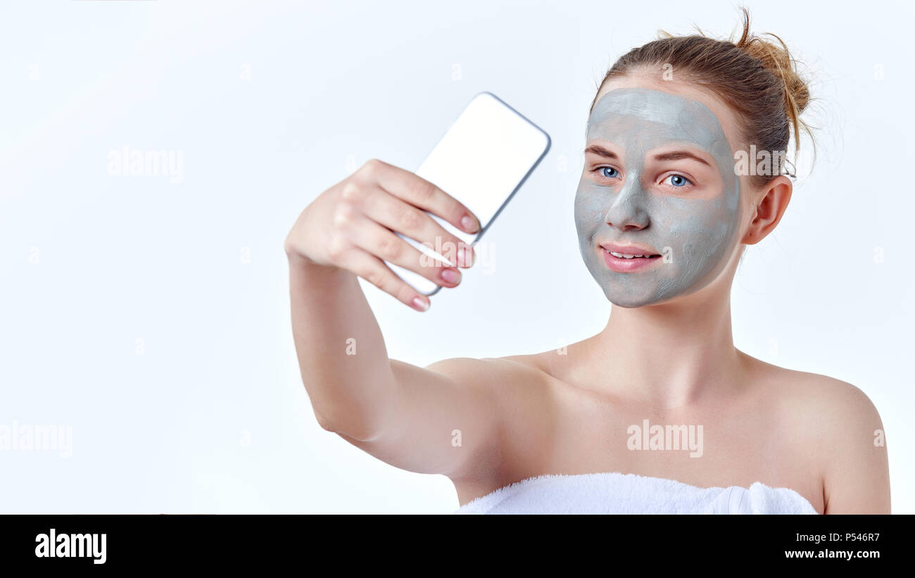 Selfie beauty mask hi-res stock photography and images - Alamy
