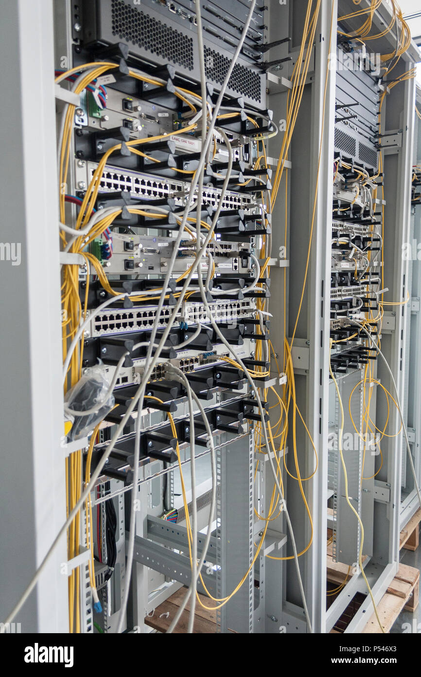 Servers in racks hi-res stock photography and images - Alamy