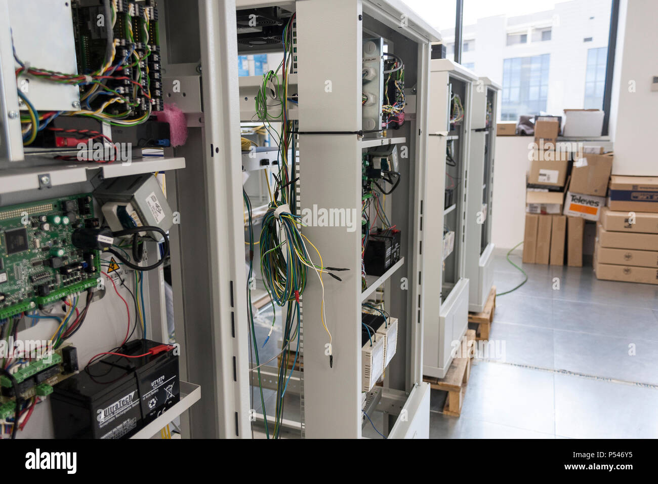 Servers Farm in a Data center Stock Photo - Alamy