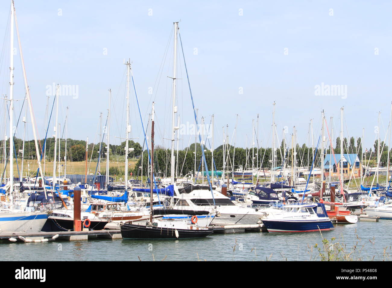Coastal Landscapes - Burnham Yacht Marina on summer's day, June 2018 ...