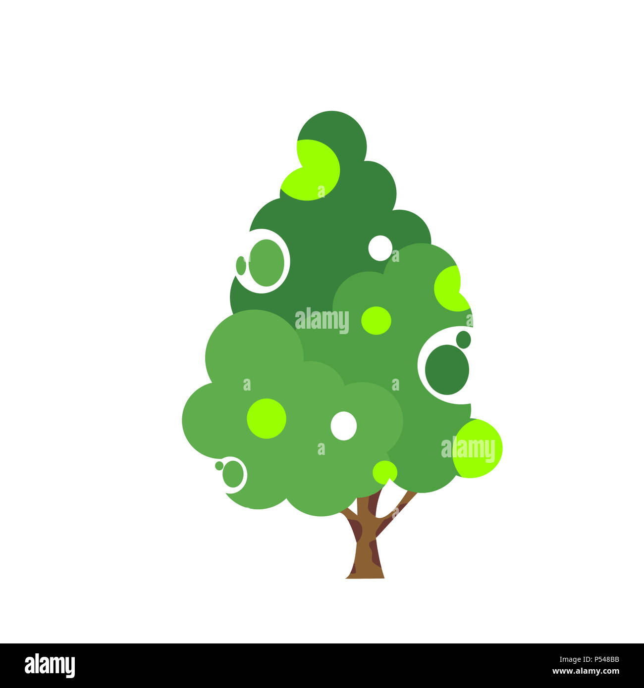 Point to tree Cut Out Stock Images & Pictures - Alamy