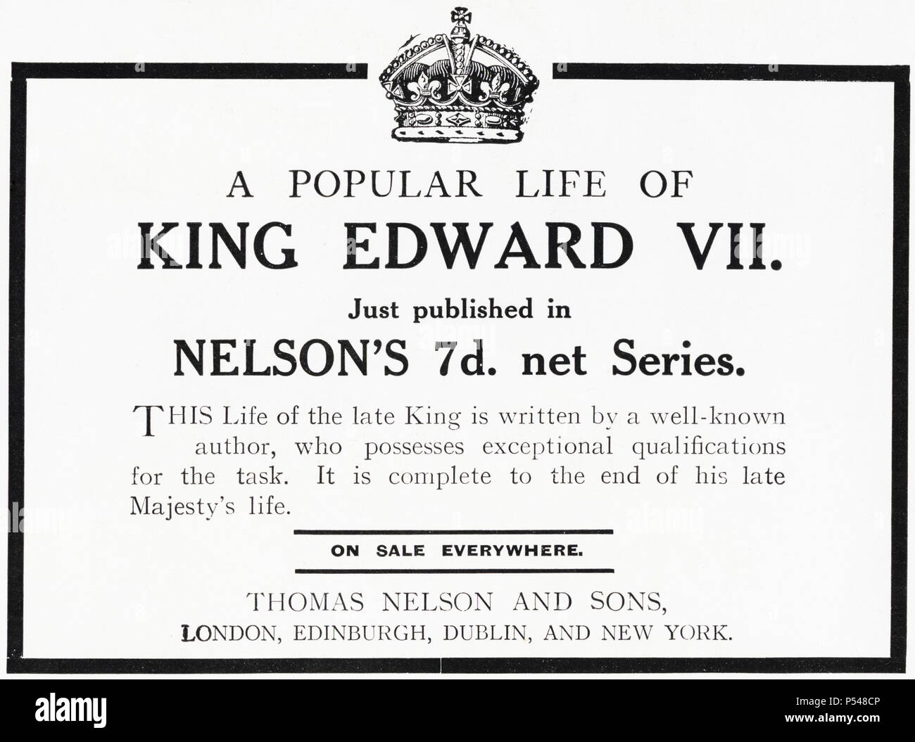 Early 20th century old vintage original antique advert advertising A ...