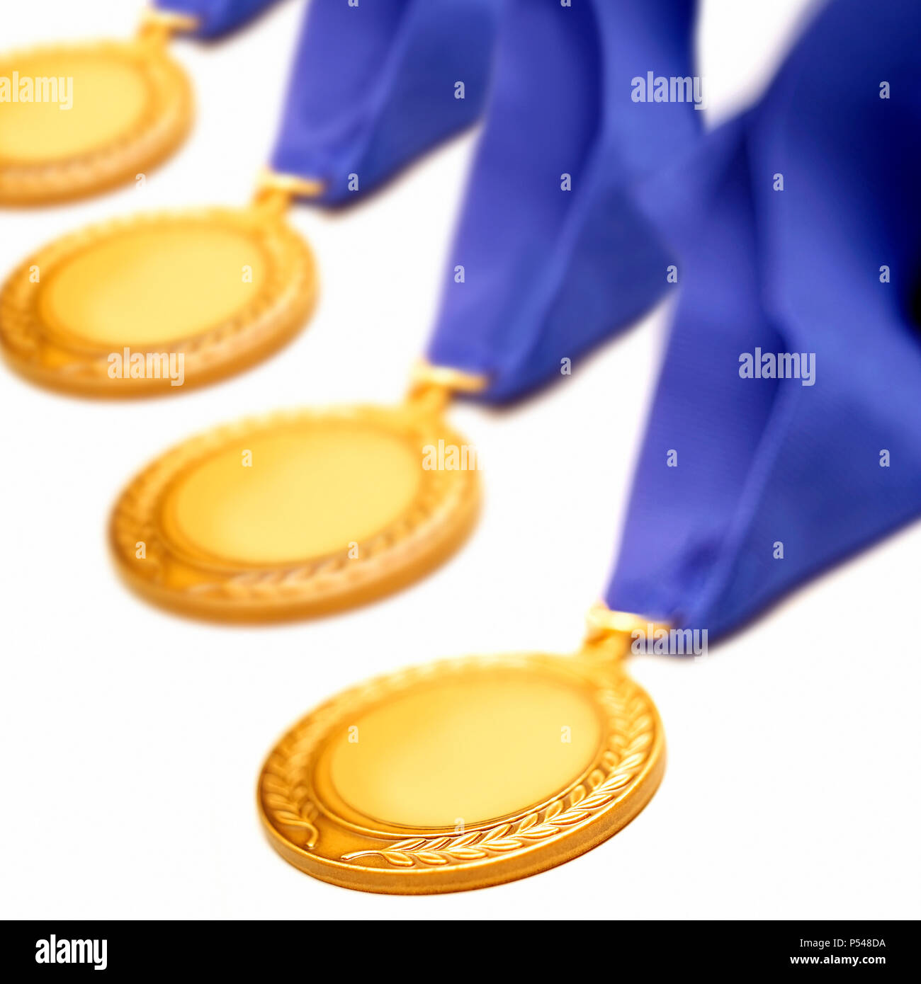 close up shot of first place gold medal Stock Photo - Alamy