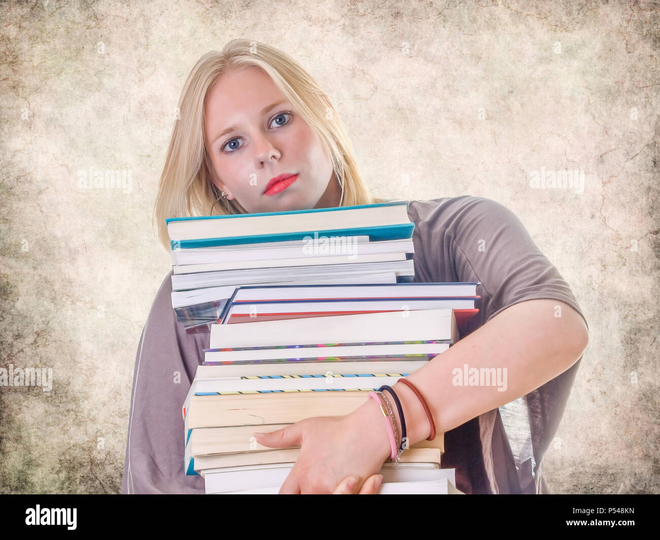 Heavy books hi-res stock photography and images - Alamy