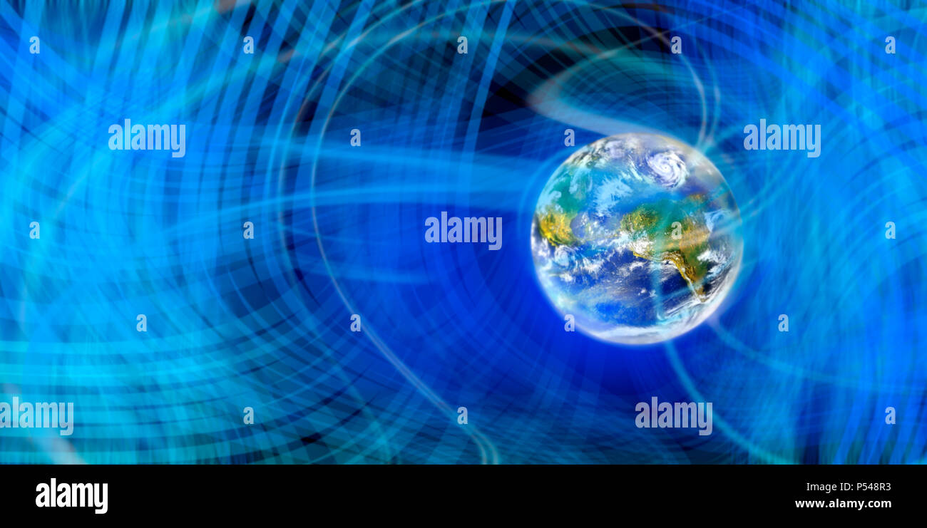 Internet map globe world wave hi-res stock photography and images - Alamy