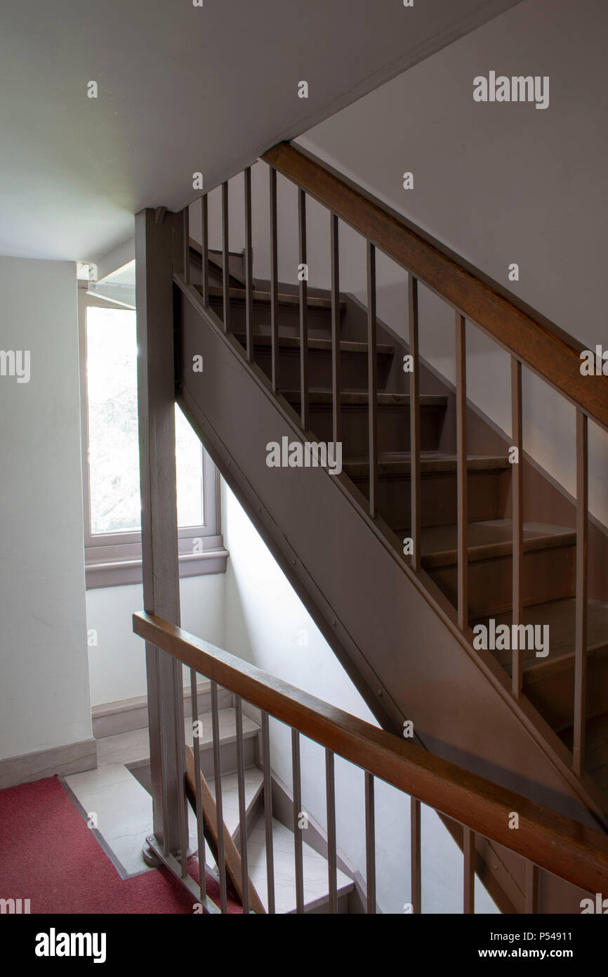 Stairway rail shadow hi-res stock photography and images - Alamy