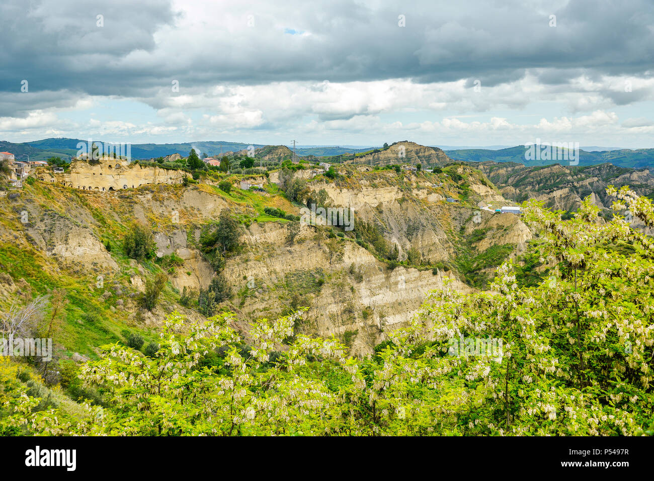 aliano and its surroundings views Stock Photo - Alamy