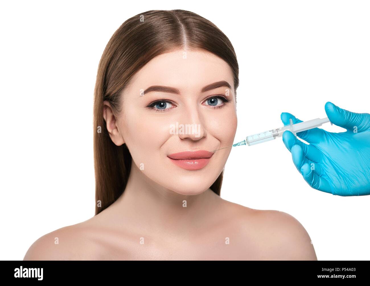 beauty injections, cosmetology Stock Photo - Alamy