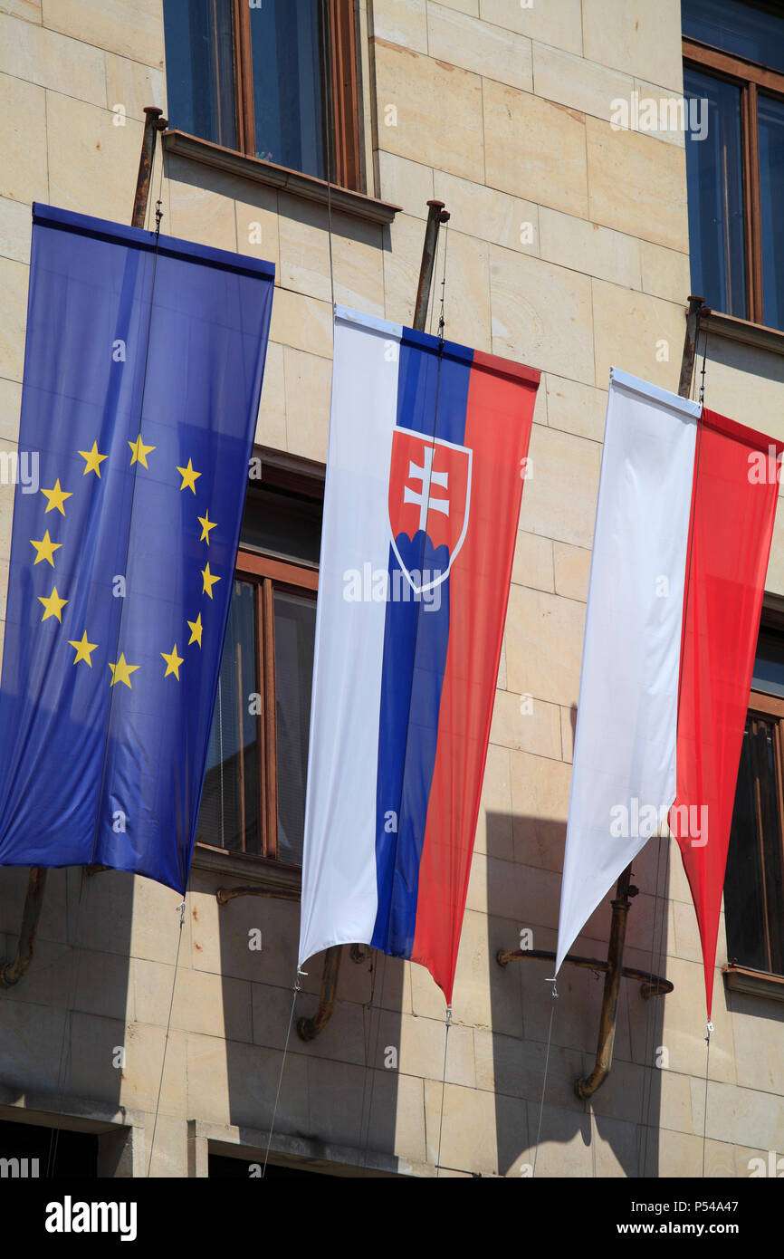 Slovakia european flags hi-res stock photography and images - Alamy