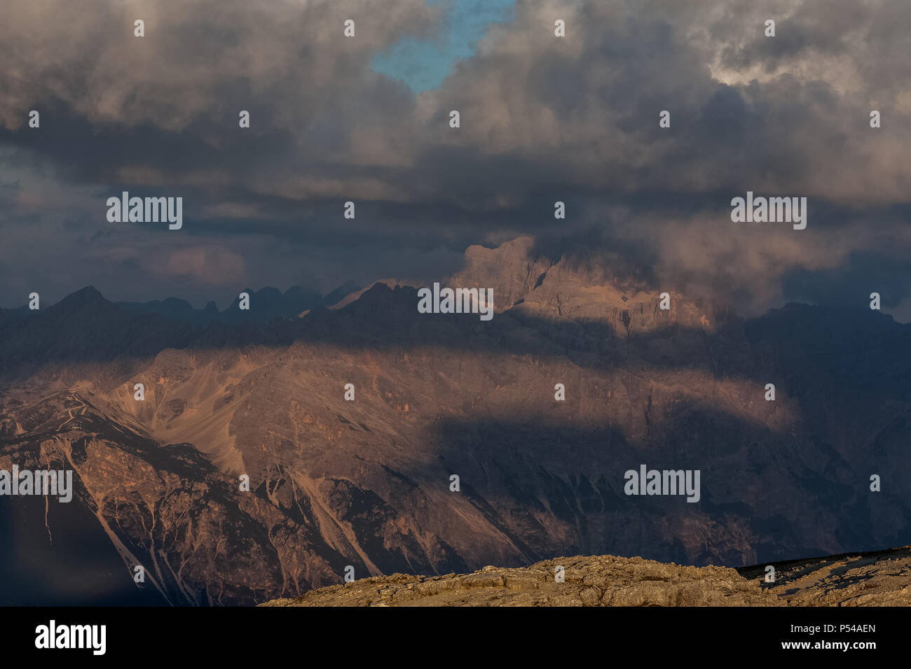 Summit lagazuoi sunset hi-res stock photography and images - Alamy