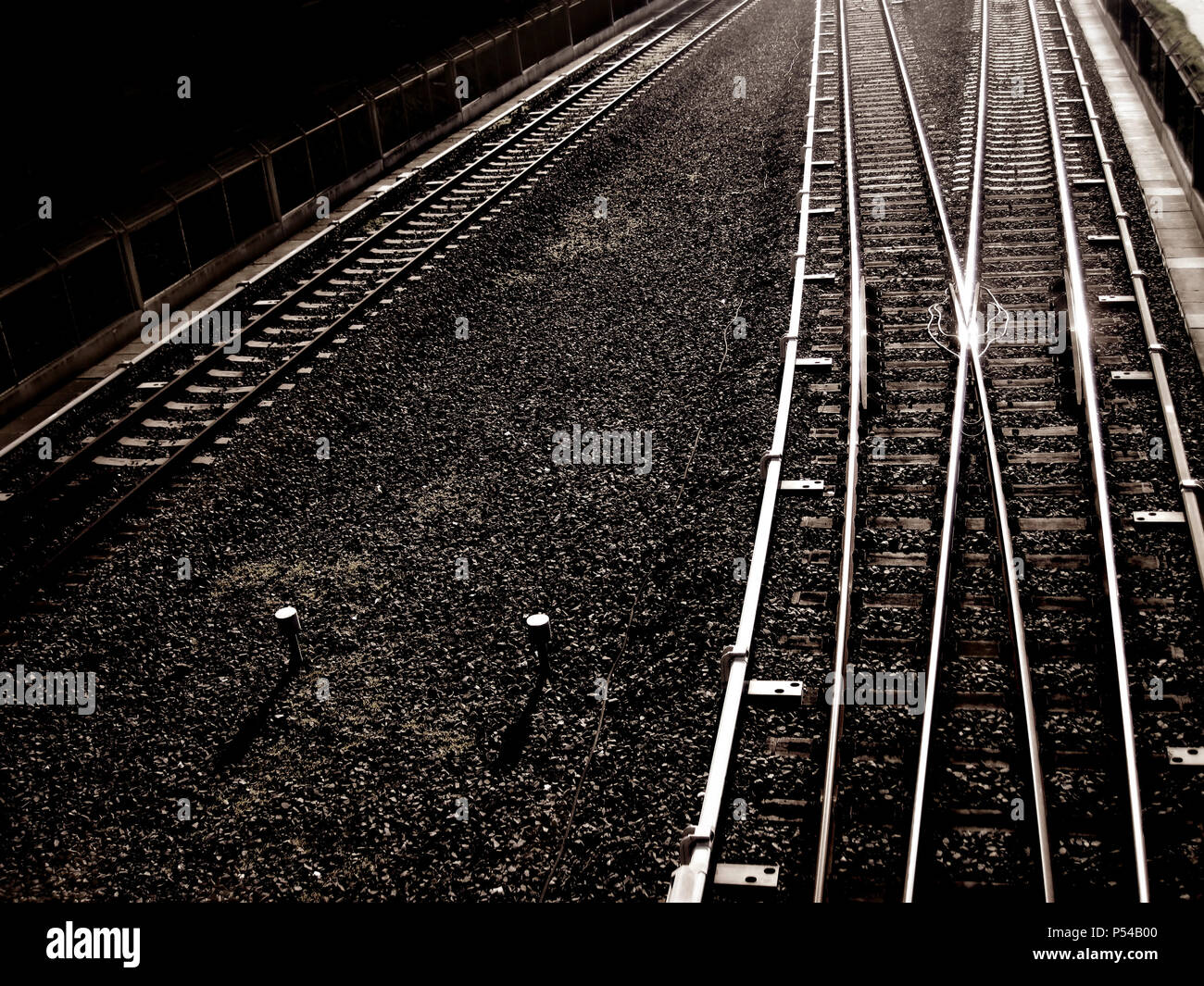 an image of iron railroad Stock Photo - Alamy