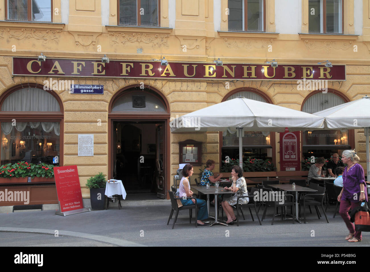 Austria, Vienna, Cafe Frauenhuber, people Stock Photo - Alamy