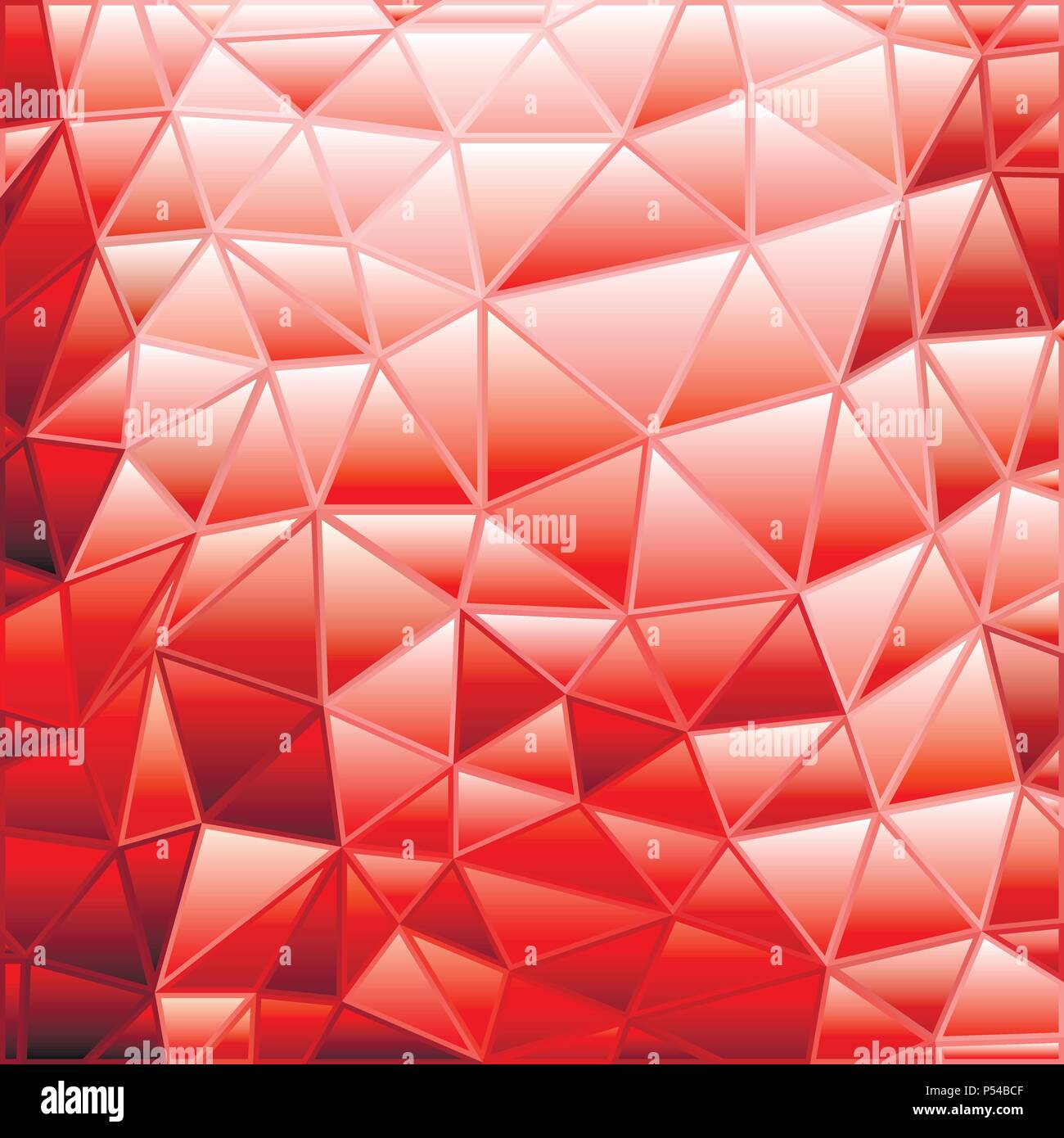 abstract vector stained-glass triangle mosaic background - red Stock Vector Image & Art - Alamy