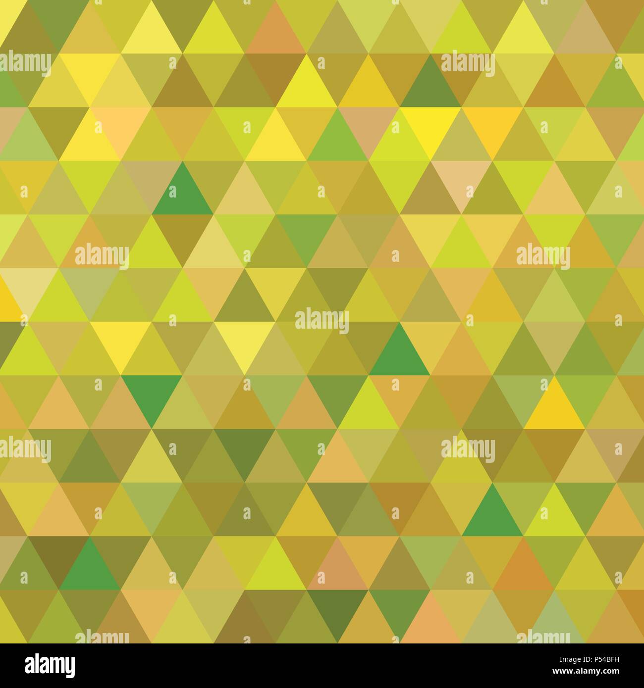 abstract vector geometric triangle background - green and yellow Stock ...