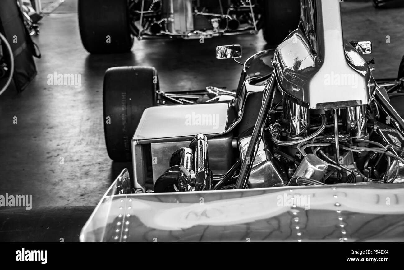 Vintage racing car Black and White Stock Photos & Images - Alamy