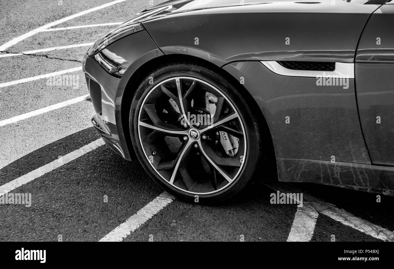 Modern Jaguar F-Type sports car Stock Photo - Alamy