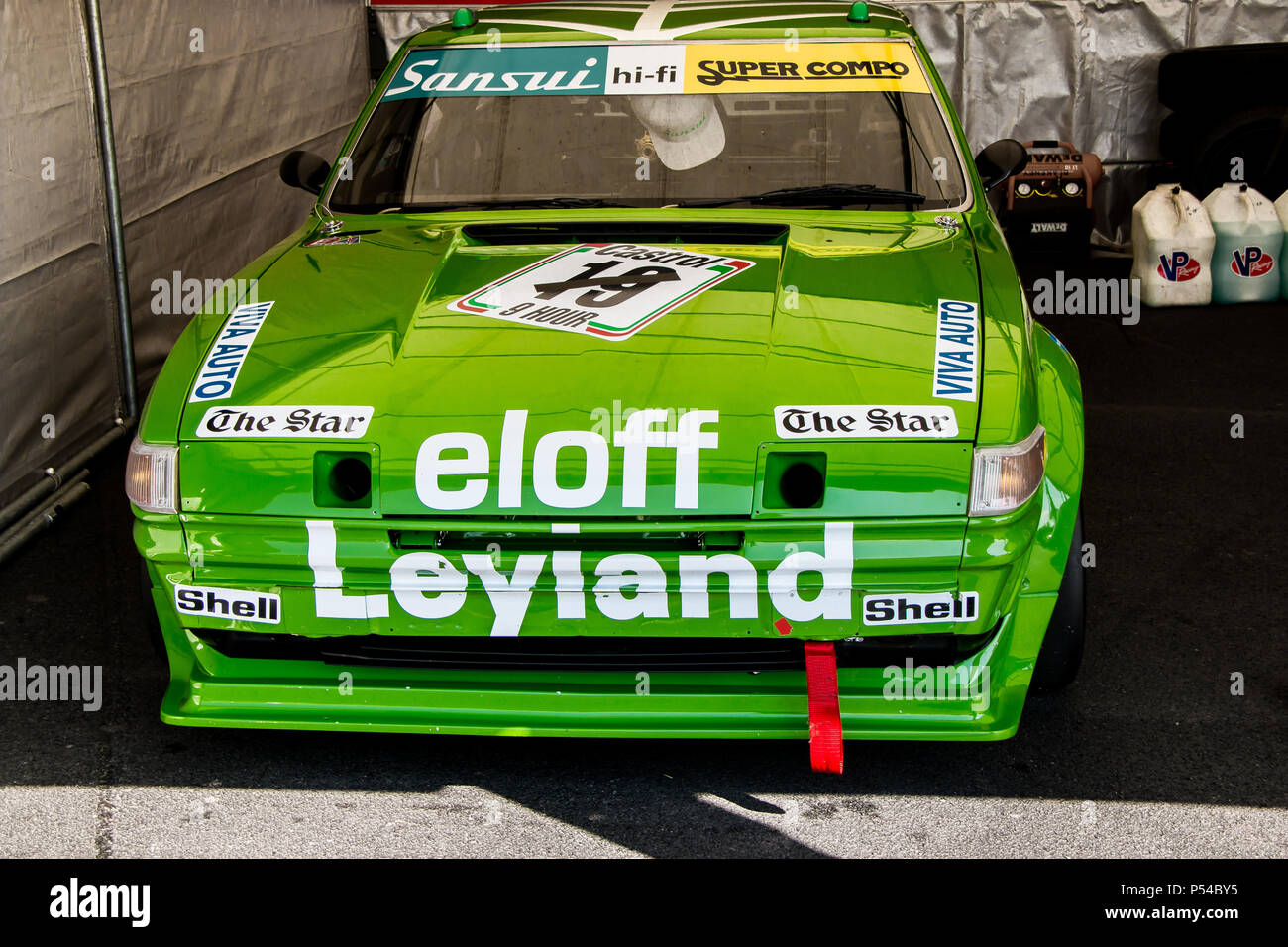 Vintage Rover racing car Stock Photo - Alamy