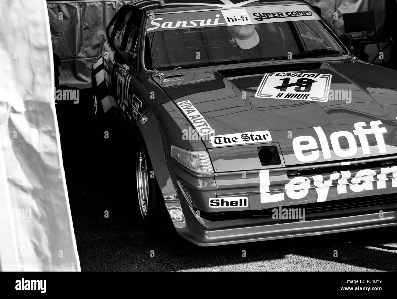 Vintage Rover racing car Stock Photo - Alamy
