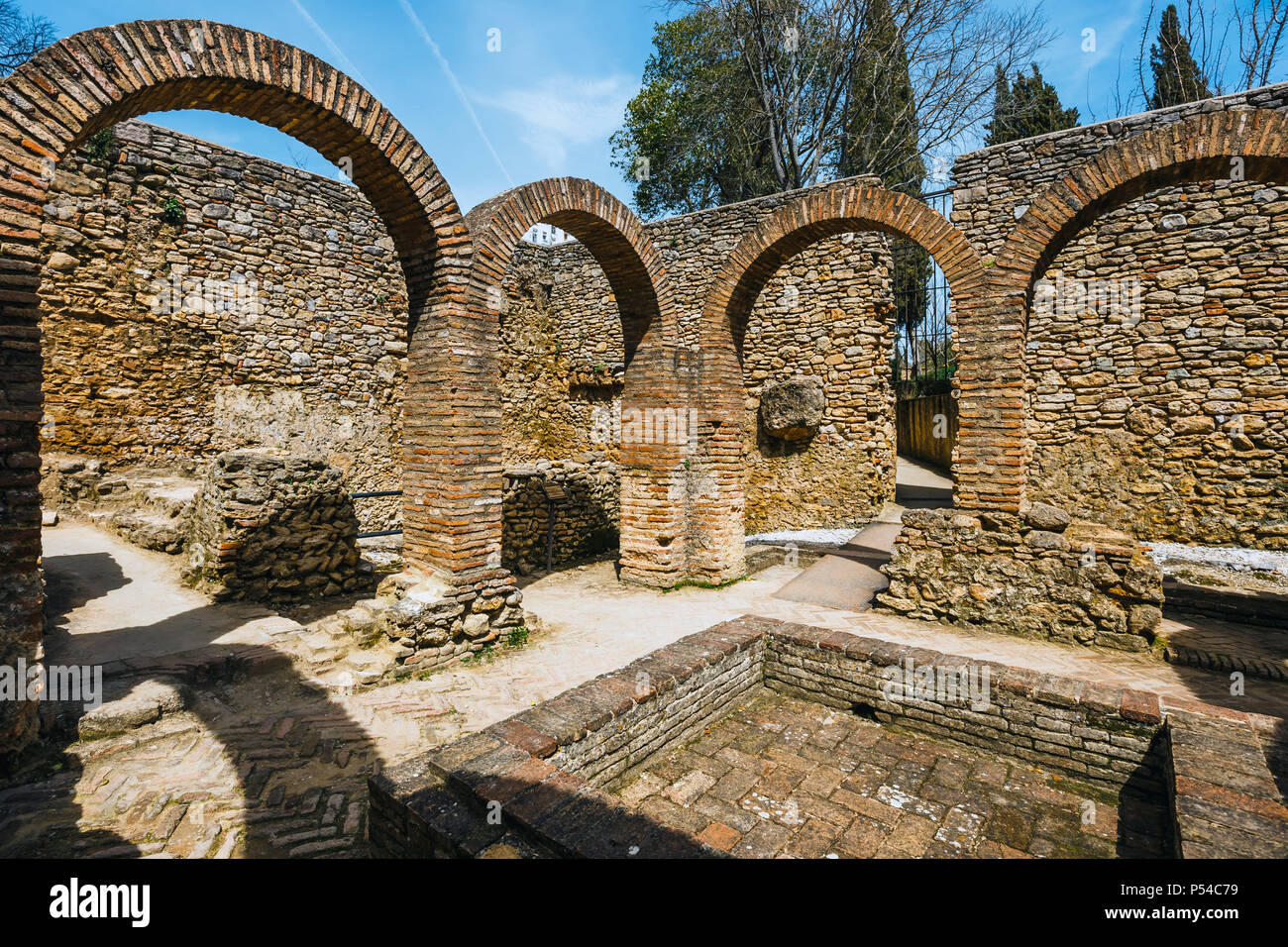 Moorish arab baths banos arabes ronda hi-res stock photography and ...