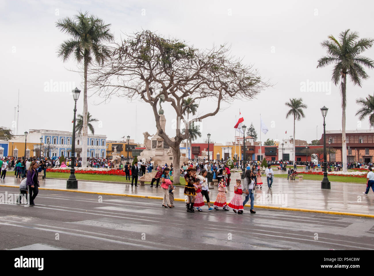 The Trujillo Spring Festival. Trujillo is a city in northwestern Peru ...