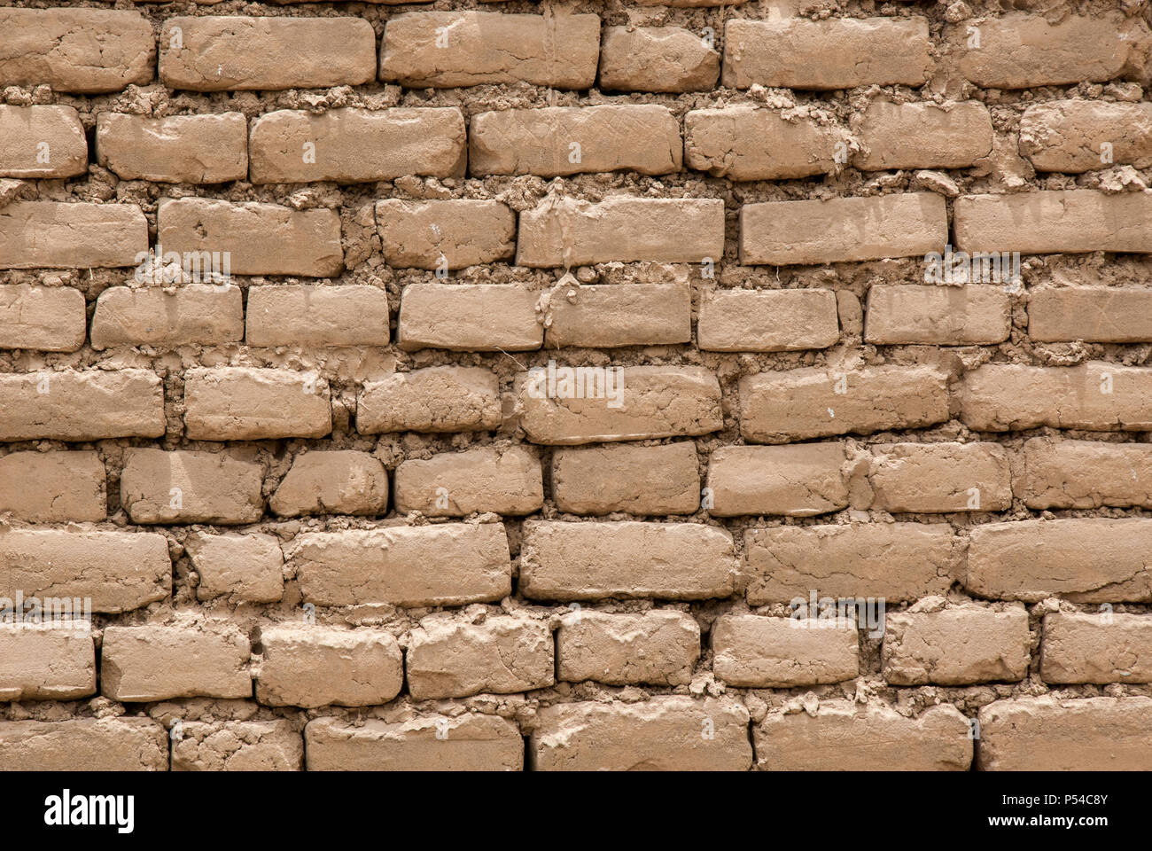 South America, Peru, Trujillo, Salaverry. Chan Chan, largest adobe city ...