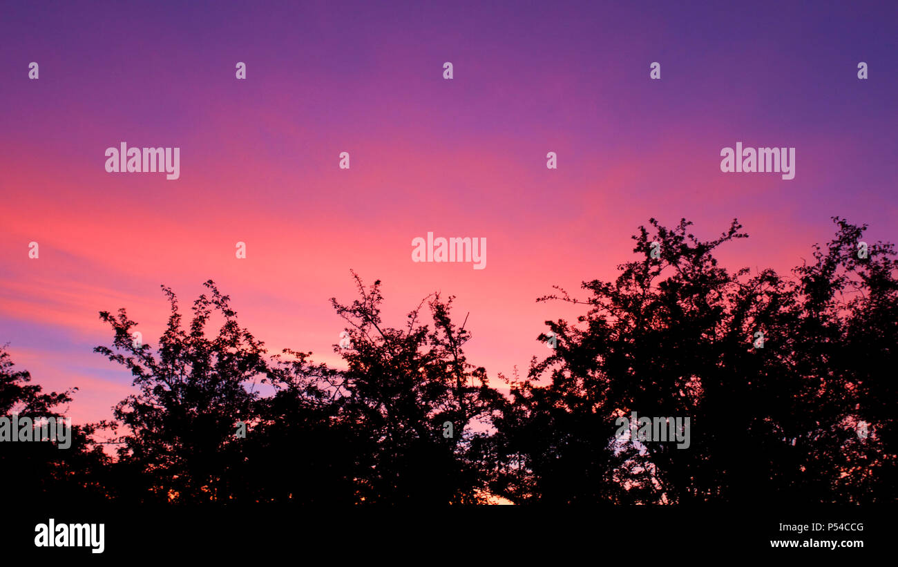 Pinky orange sunset hi-res stock photography and images - Alamy
