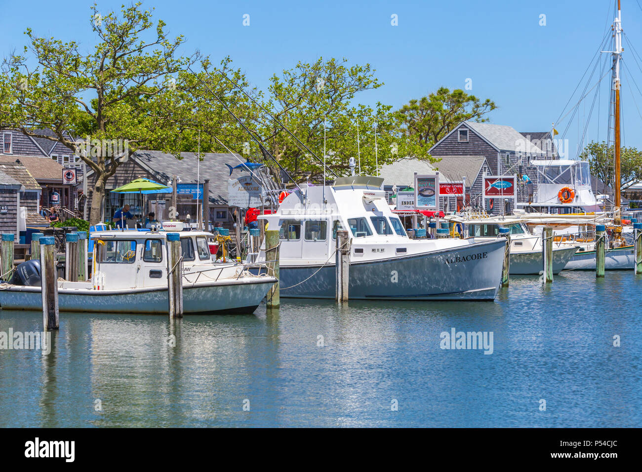 Nantucket massachusetts straight wharf hi-res stock photography and ...