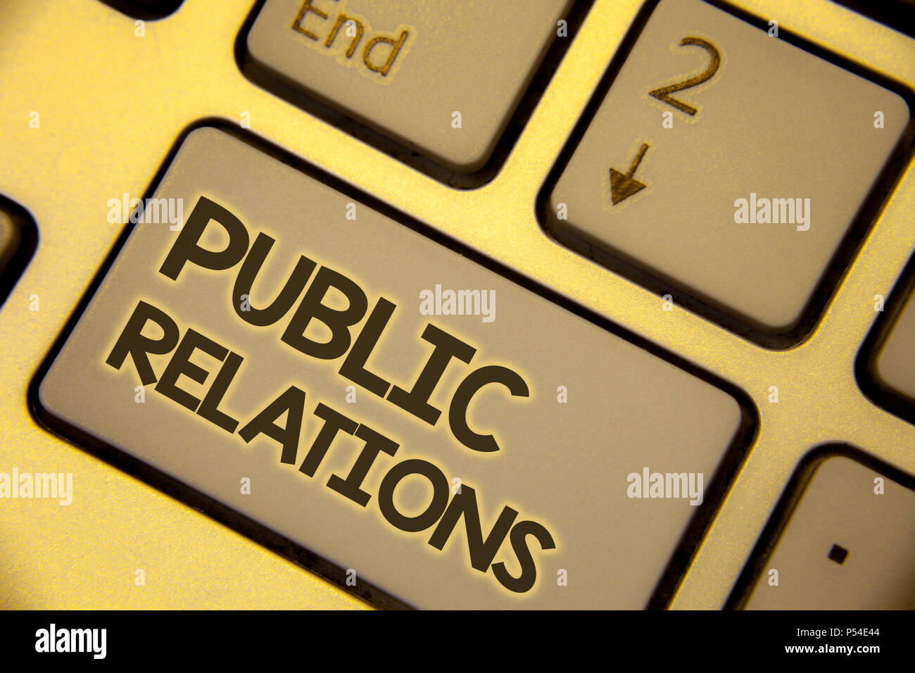 Writing note showing Public Relations. Business photo showcasing ...