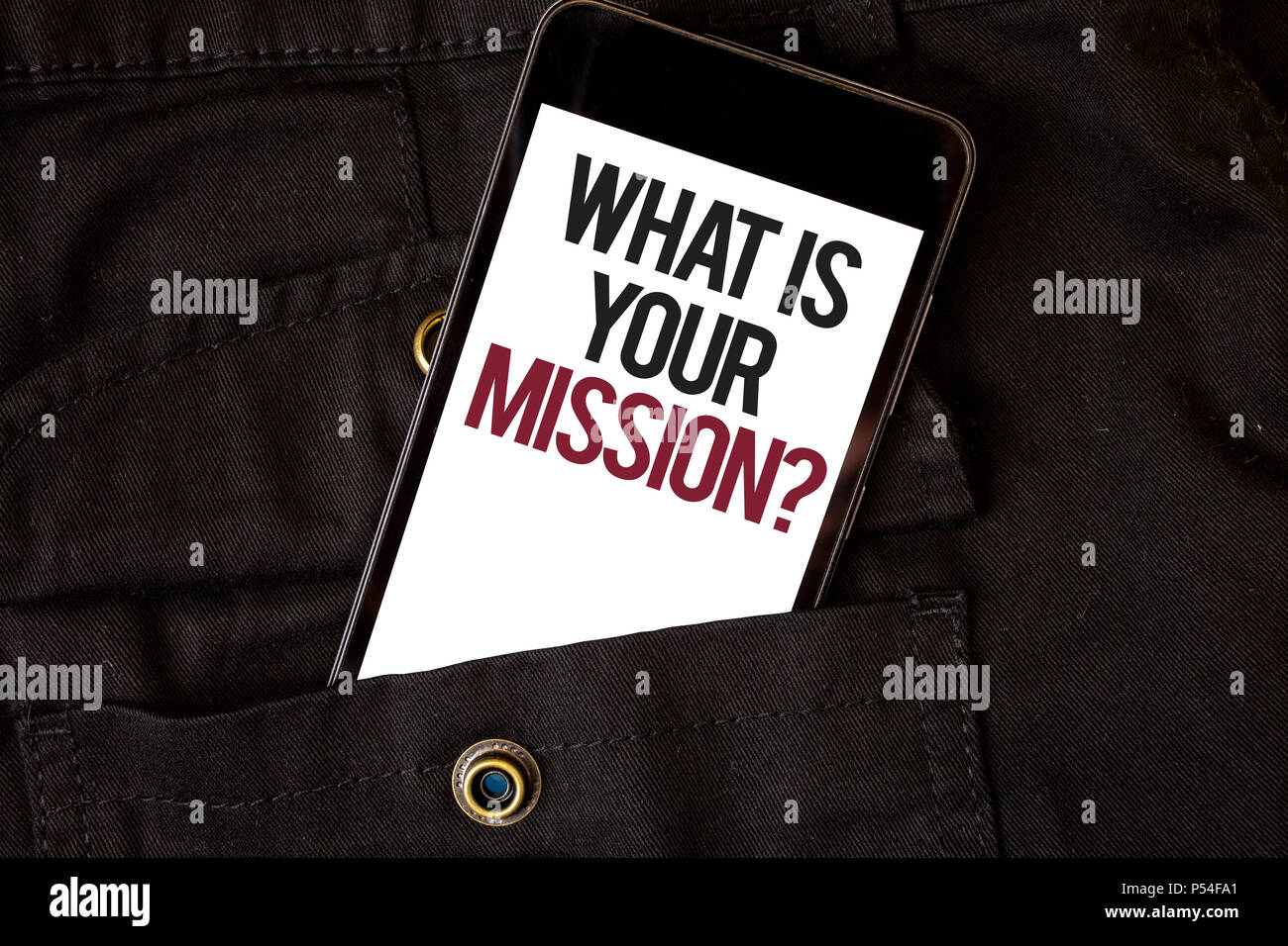 Word writing text What Is You Mission Question. Business concept for ...