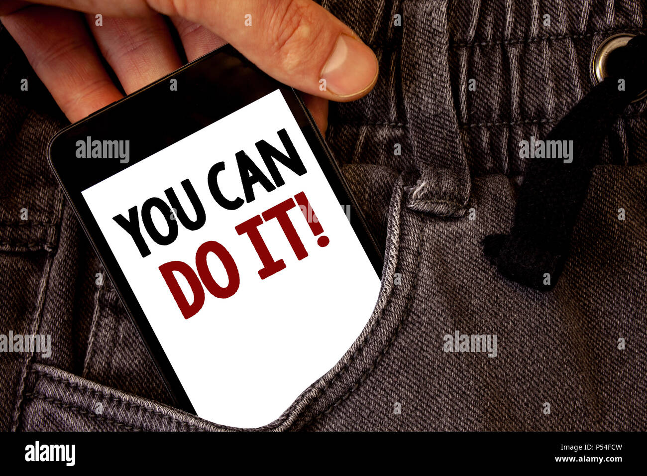 Text sign showing You Can Do It Motivational Call. Conceptual photo ...