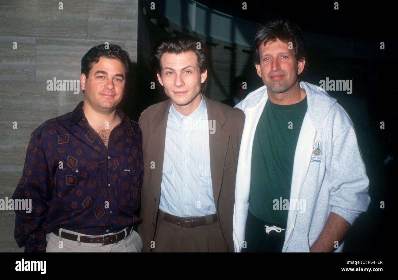 BEVERLY HILLS, CA - JANUARY 10: Actor Christian Slater (C), producer ...
