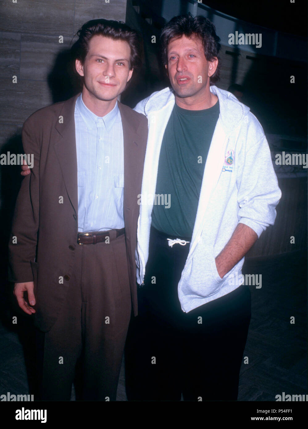 BEVERLY HILLS, CA - JANUARY 10: (L-R) Actor Christian Slater and ...