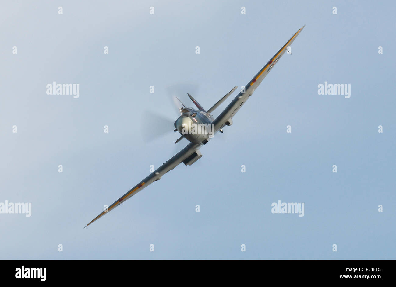 Avro Lancaster Heavy bomber in flight Stock Photo - Alamy