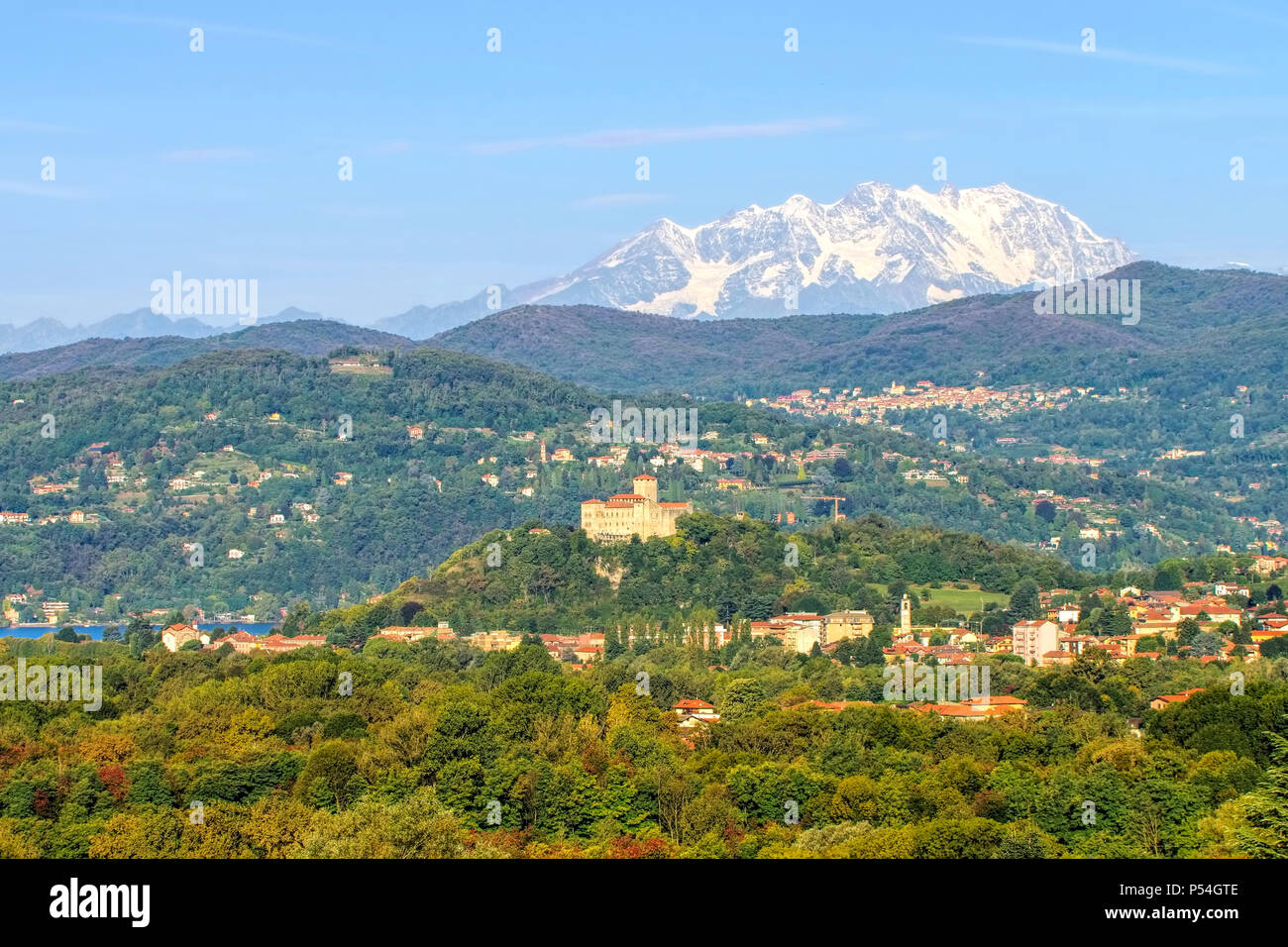 Rocca di Angera on Lago Maggiore in Italy Stock Photo - Alamy