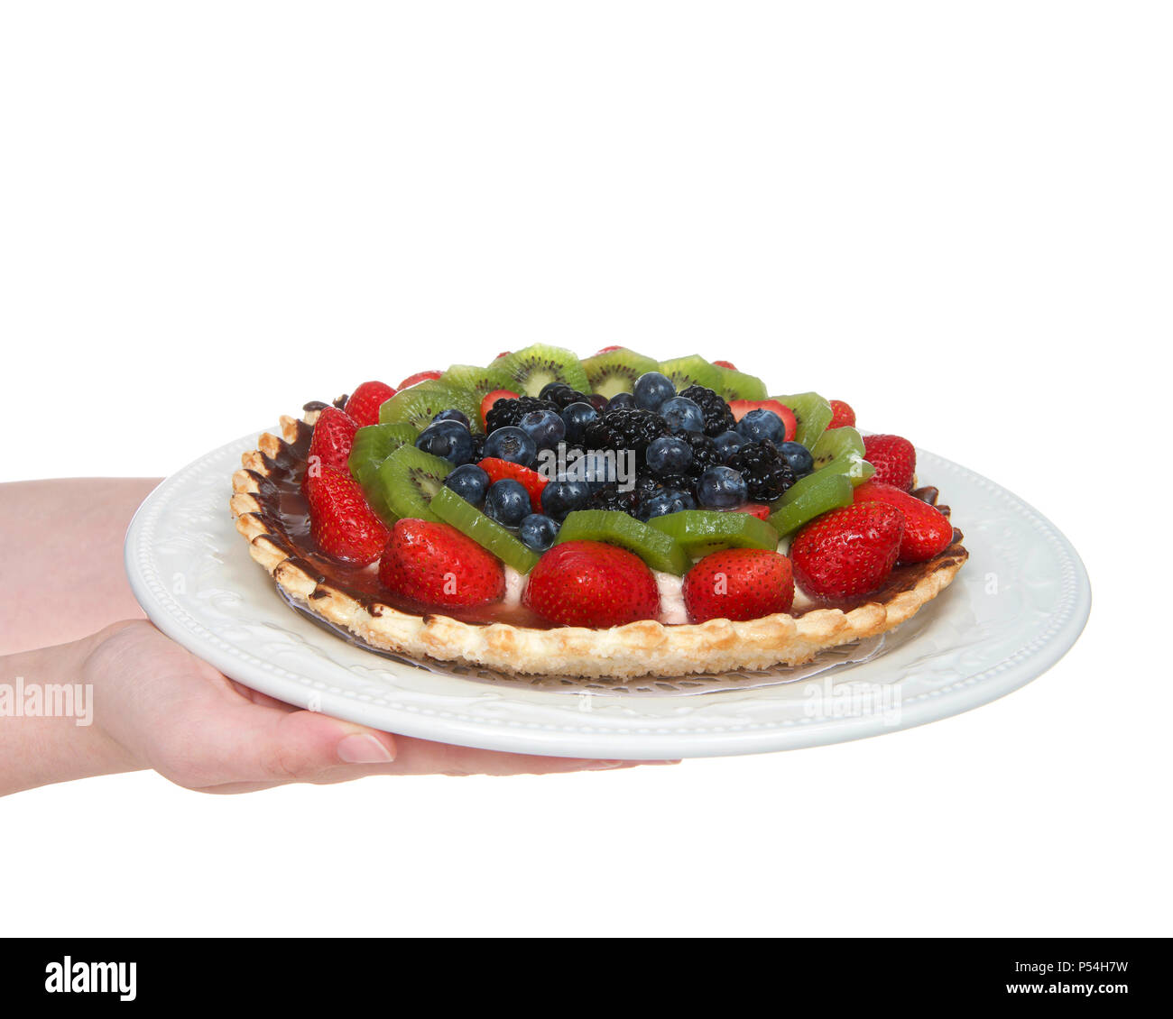 Female hands delicious sweet Cut Out Stock Images & Pictures - Alamy