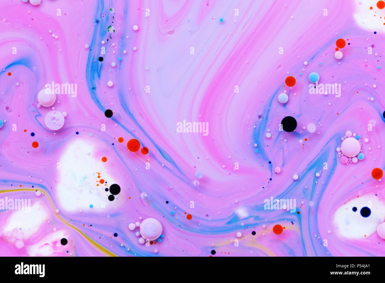 Abstract fluid pattern. Colorful painted background. Decorative marble ...