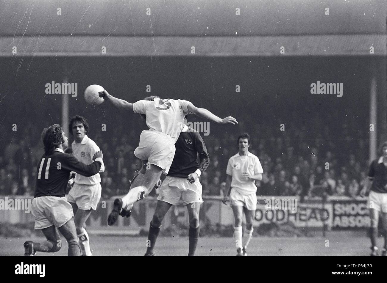 Leeds v Derby 1974 Stock Photo - Alamy