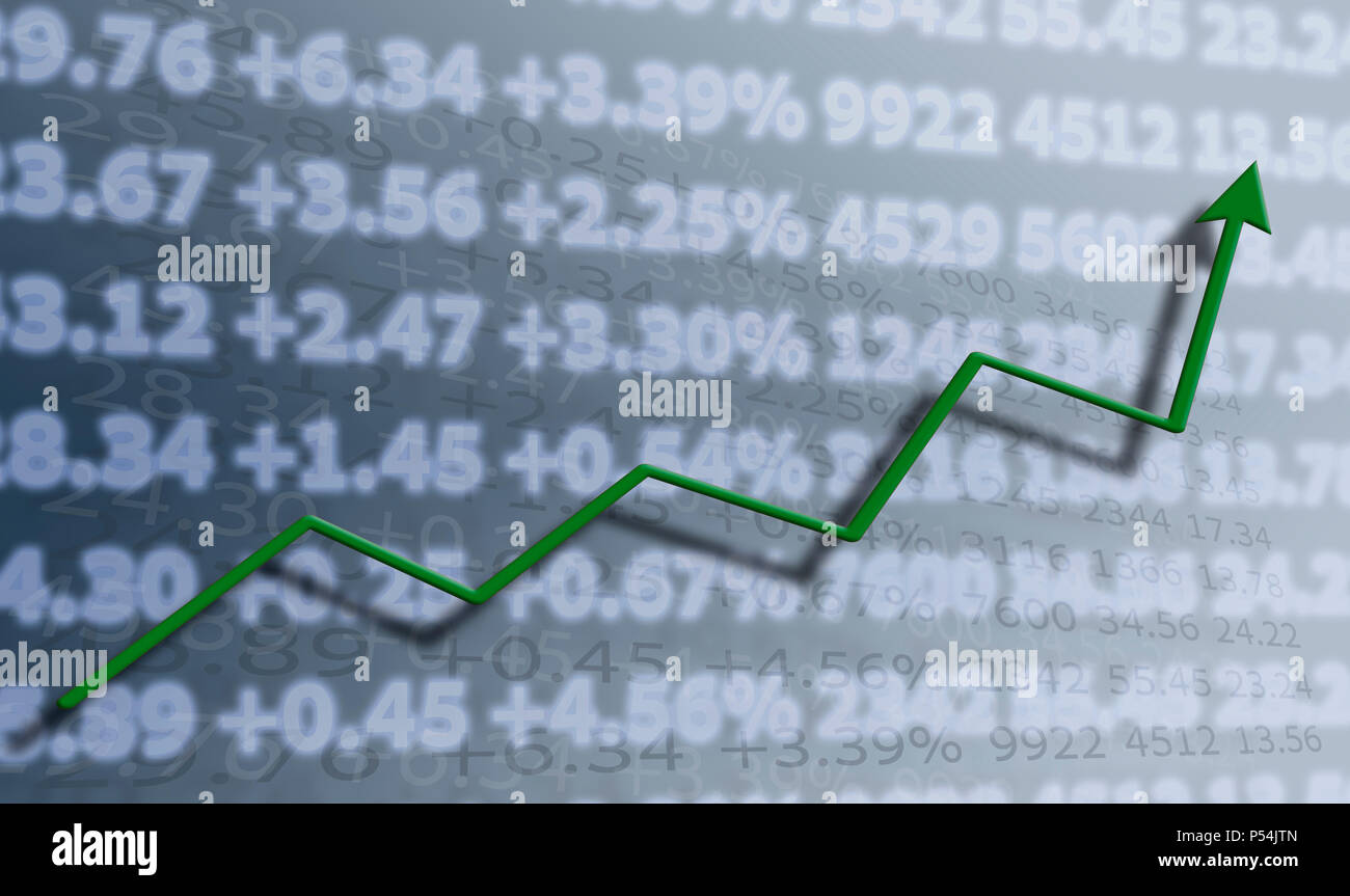 table with numbers with digits and diagram close up Stock Photo - Alamy