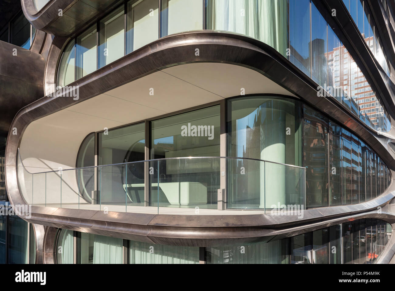 Zaha Hadid Condominium Building at 520 West 28th Street, High Line ...