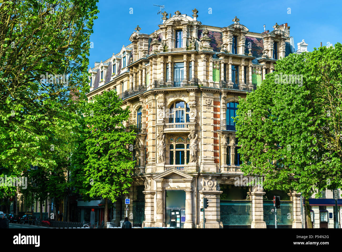 Traditional buildings in the old town of Lille, France Stock Photo - Alamy