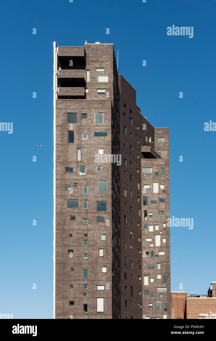 100 Eleventh Avenue building seen from the High Line Park, Manhattan ...