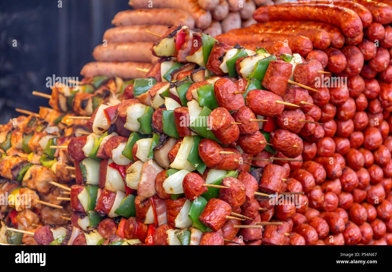 Lots of meat hi-res stock photography and images - Alamy