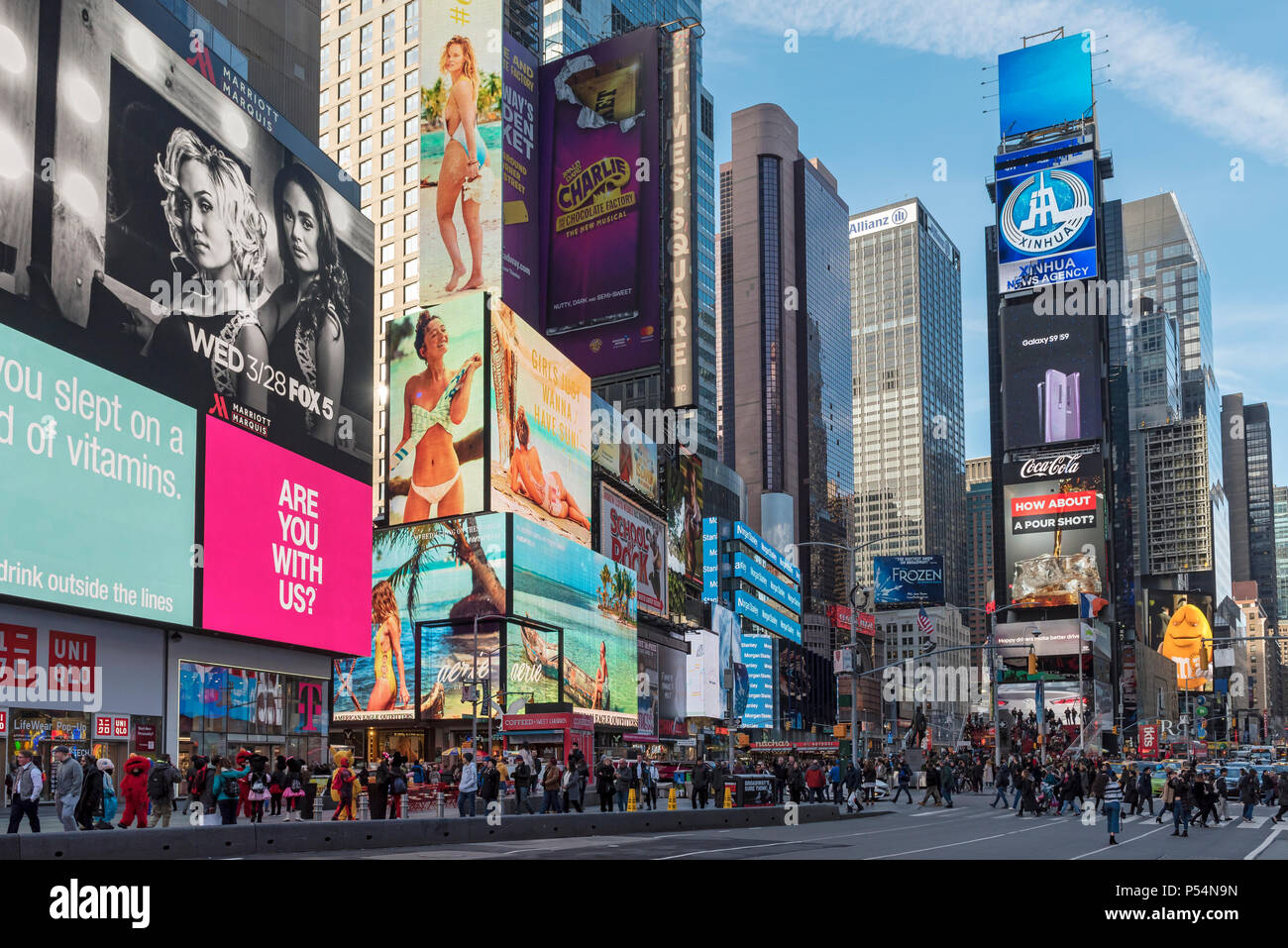 Times Square, Manhattan, New York City, USA Stock Photo - Alamy