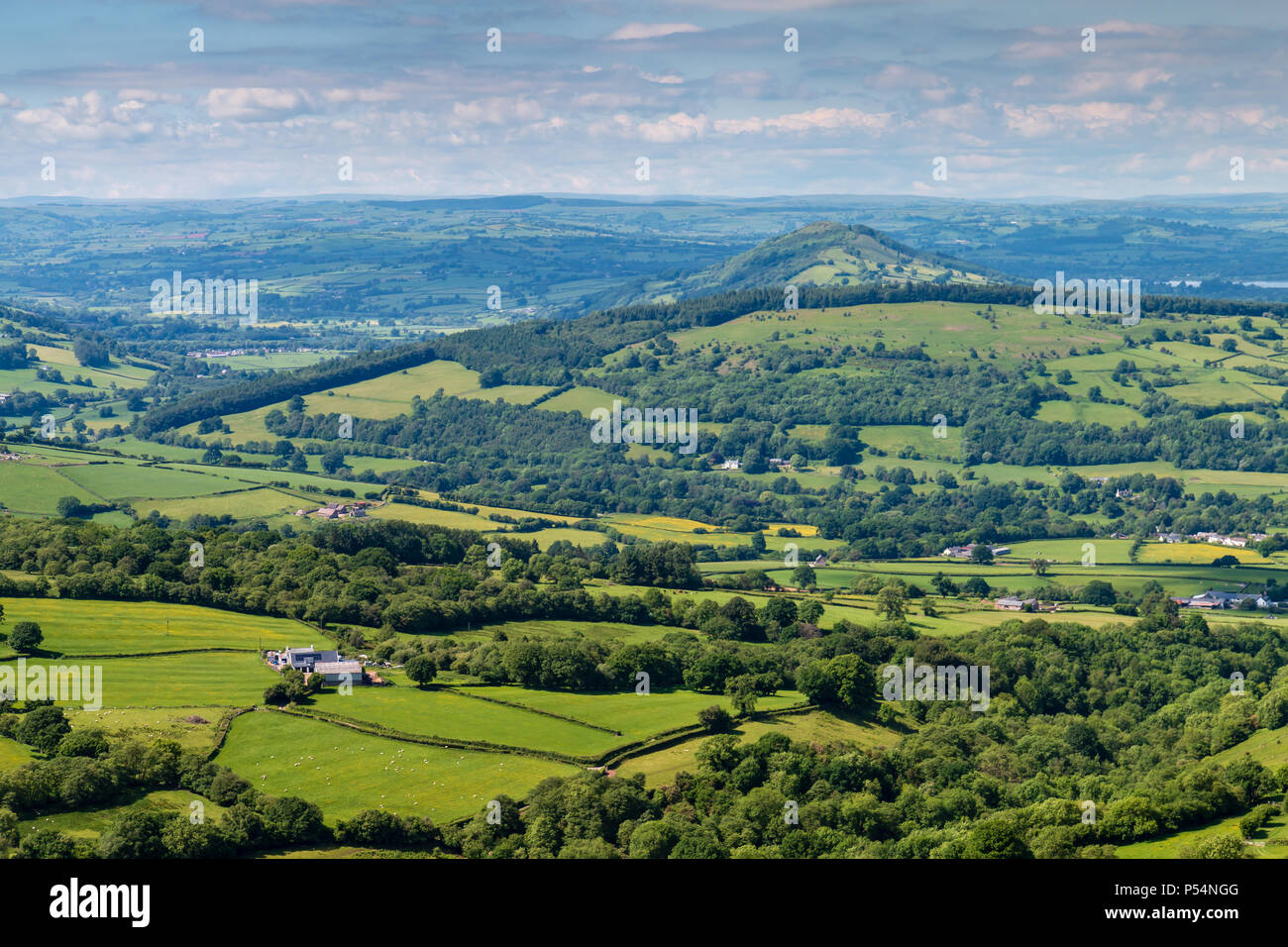Farming Agriculture Mid Wales Landscape Stock Photos & Farming ...