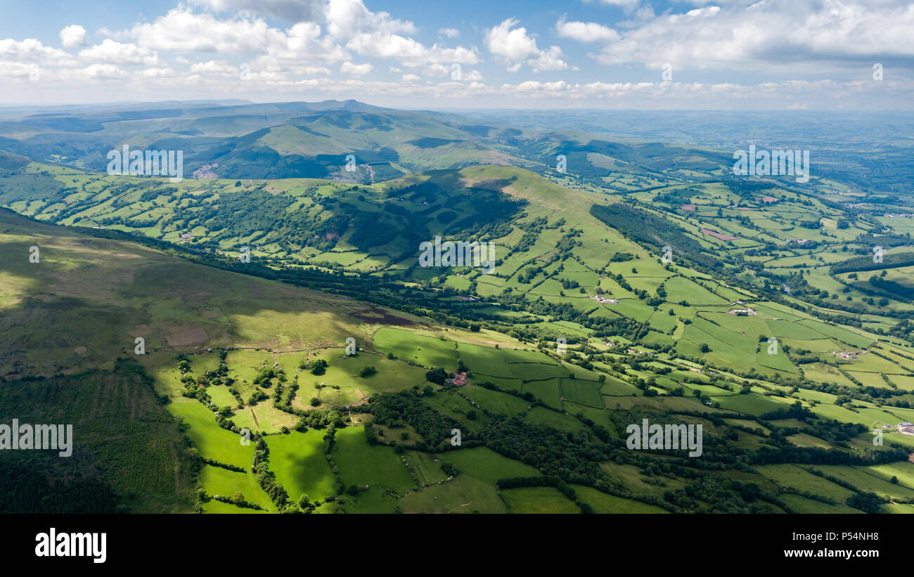 Farming Agriculture Mid Wales Landscape Stock Photos & Farming ...