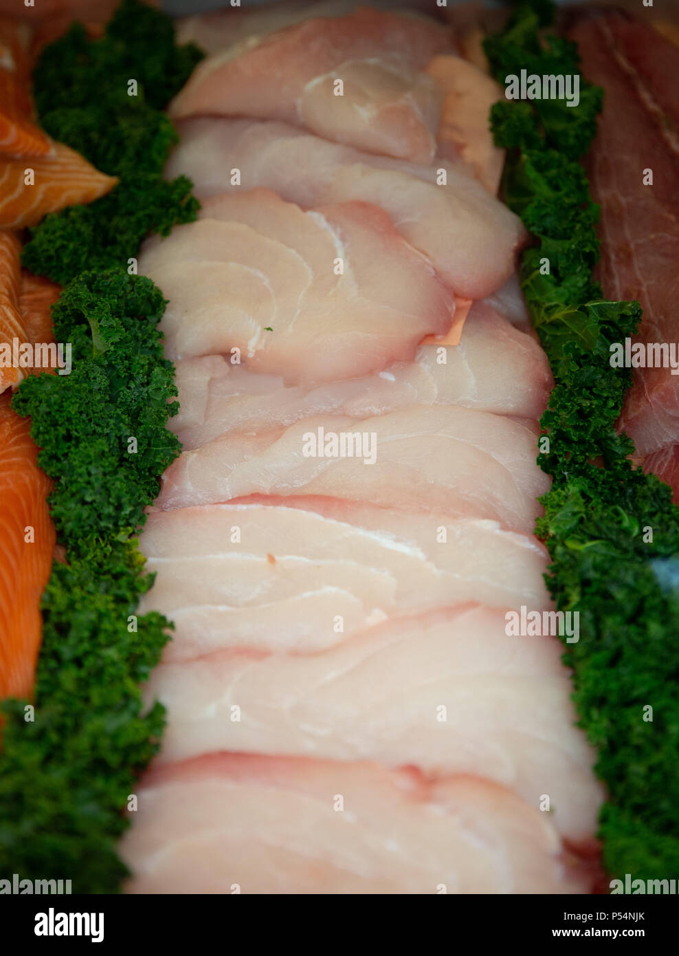 Filet of Halibut Stock Photo - Alamy